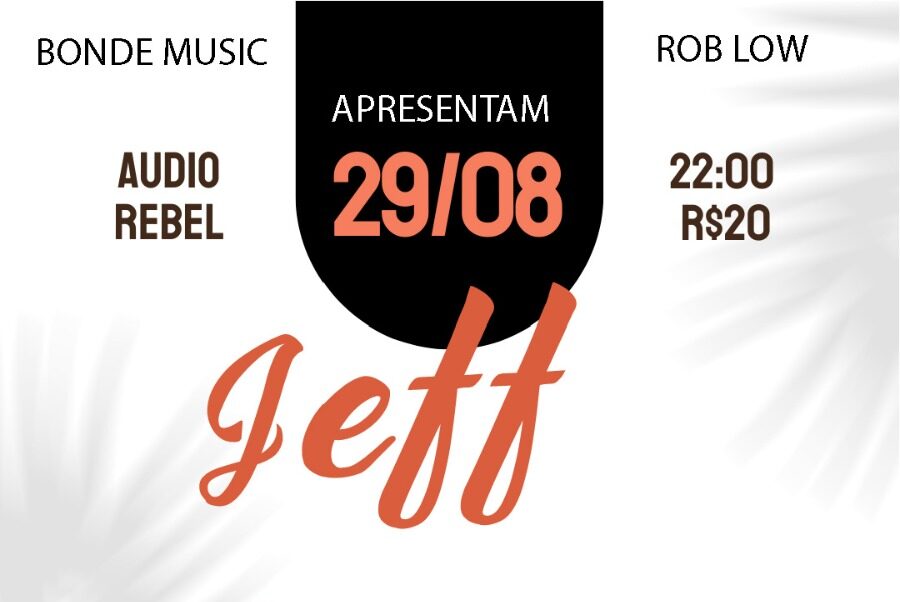 Jeff Gunn na Audio Rebel – 29 de Ago – Audio Rebel